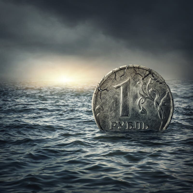 Ruble Coin Sinking Water Stock Photos - Free & Royalty-Free Stock ...