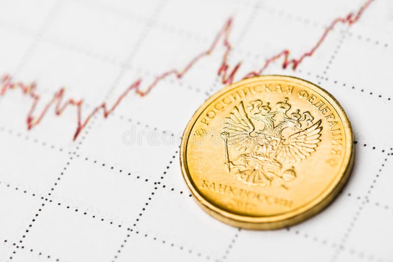 Ruble exchange rate stock image. Image of costruble - 114185983