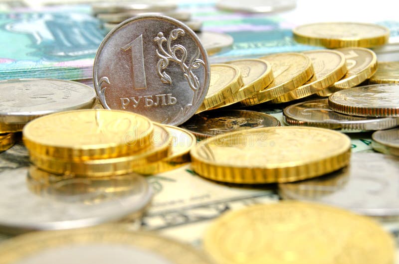 Ruble exchange rate. stock image. Image of rate, cashing - 62256827