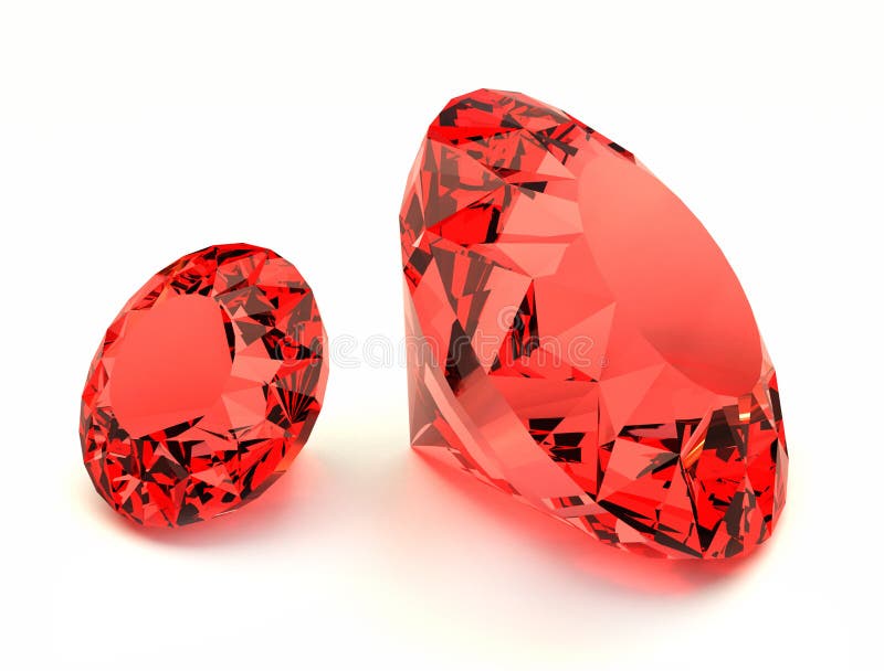 Brilliant red ruby stock vector. Illustration of ruby - 2616462