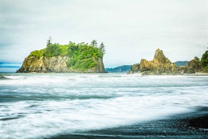 Ruby Beach on the West Coast, Olympic National Park, Washington Stock ...