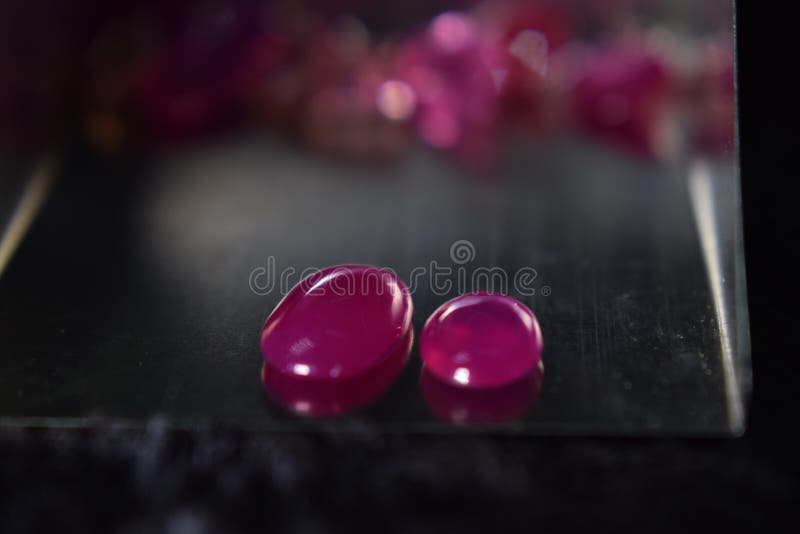Ruby is a Beautiful Red Gemstone that is Rare Editorial Photo - Image ...