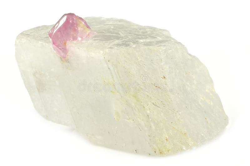 Ruby in matrix stock photo. Image of unprocessed, specimen - 148890708