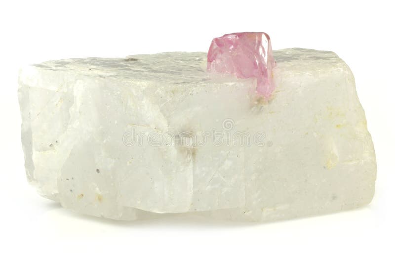 Ruby in matrix stock photo. Image of unprocessed, specimen - 148890708