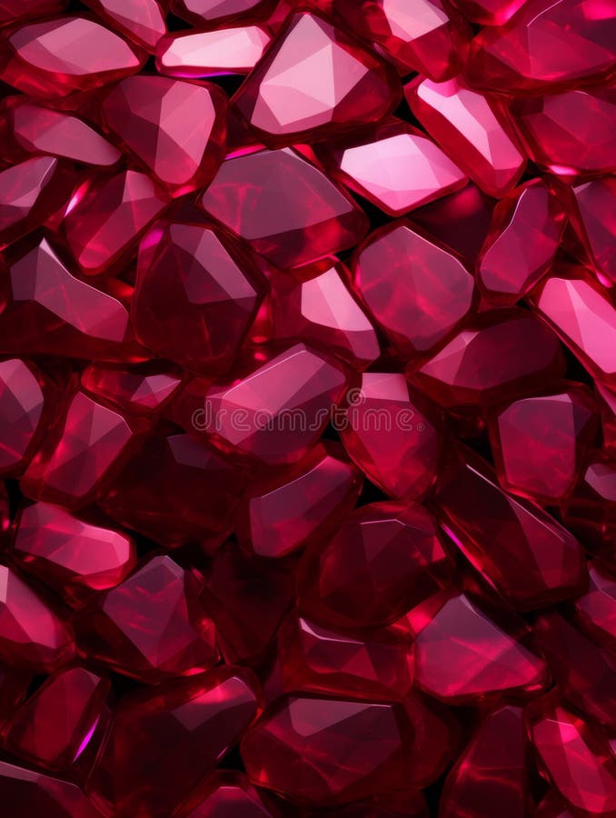 Ruby Crystal Creative Abstract Texture Wallpaper. Stock Illustration ...