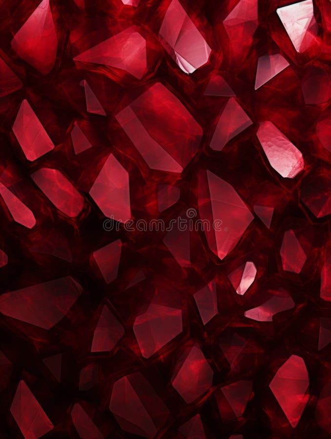 Ruby Crystal Creative Abstract Texture Wallpaper. Stock Illustration ...