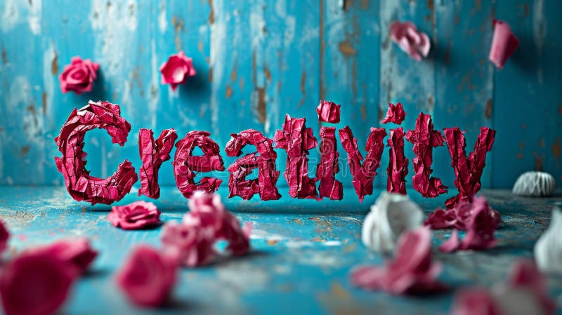 Ruby Crystal Creativity Concept Creative Horizontal Art Poster. Stock ...