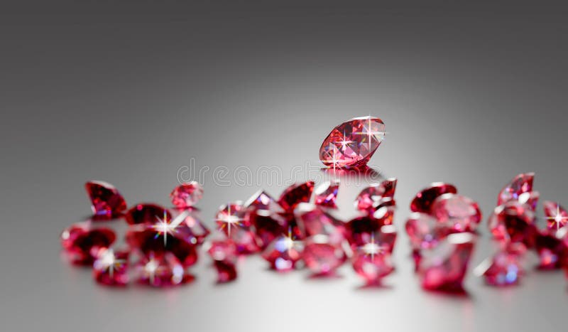 Diamond 3d Rendering Isometric Icon. Stock Vector - Illustration of ...