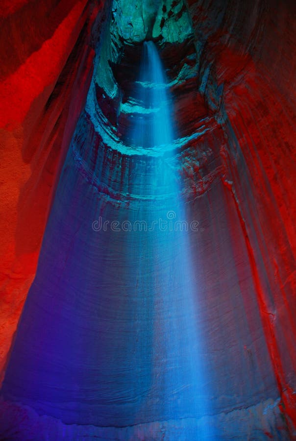 Ruby Falls stock photo. Image of colorful, tennessee, lookout - 9725480