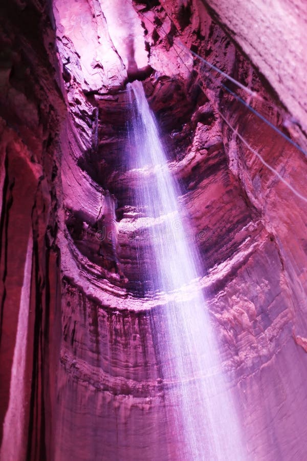 Ruby Falls stock photo. Image of caverns, tennessee, waterfall - 94048052