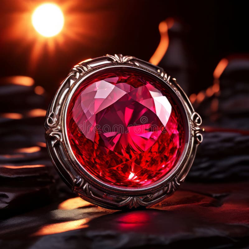 Ruby Colored Glass Adds Passionate Red Glow Stock Illustrations – 2 ...