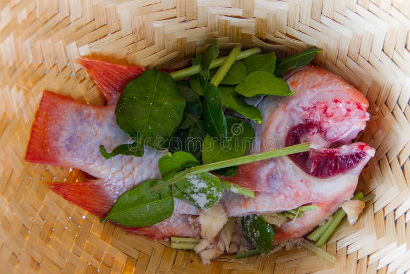 Ruby fish prepared stock image. Image of closeup, food - 85318771