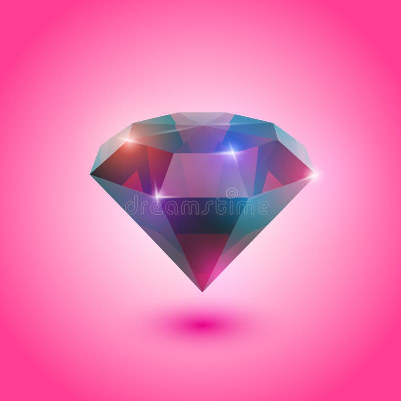 Ruby gem stock vector. Illustration of shiny, luxury - 27035003