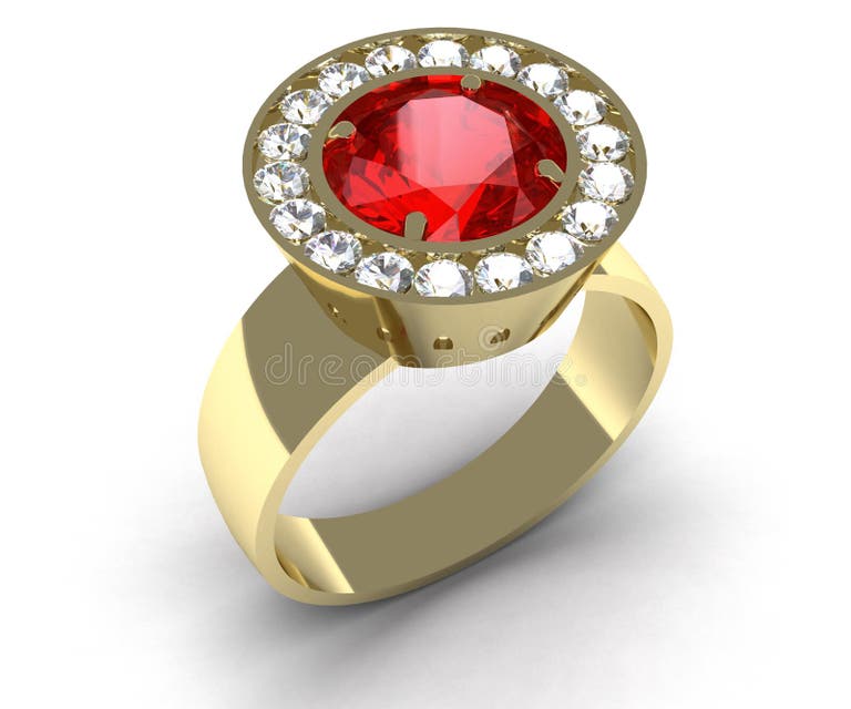 Style Gold Ruby Engagement Stock Illustrations – 644 Style Gold Ruby Engagement Stock ...