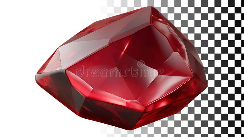 Ruby Gem, Red Precious Stone for Jewelry Ads Png Transparent Image ...