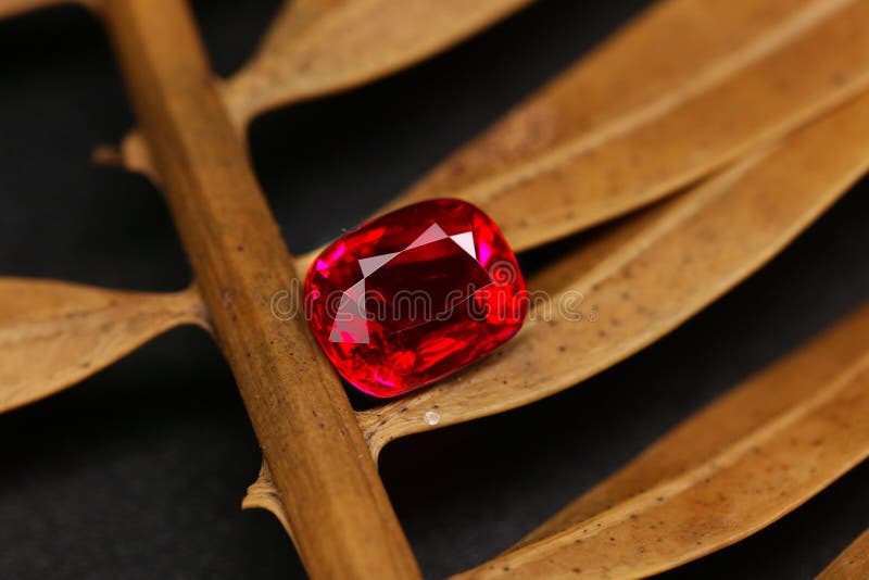 Ruby Gemstone Beauty Shot Gemstone Natural Stock Image - Image of gems ...