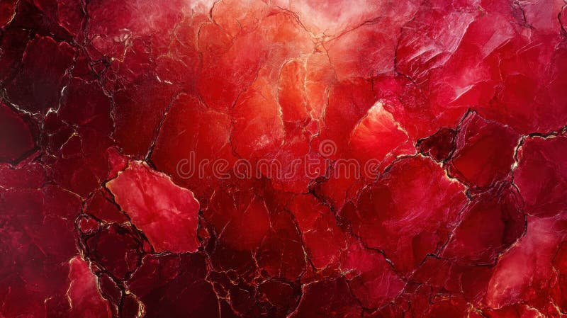 Ruby Glow Abstract Concept a Fiery Red Composition Inspired Picture ...