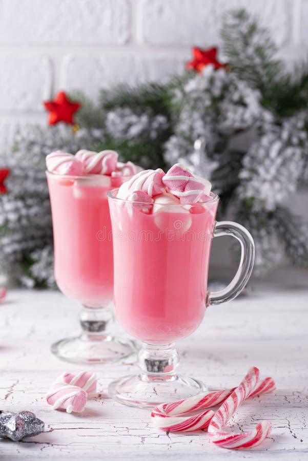 Ruby Hot Chocolate or Pink Cocoa Stock Photo - Image of ruby, beverage ...