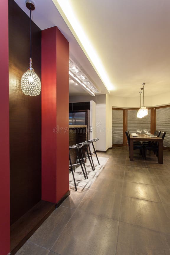 Ruby house - Dining room stock photo. Image of kitchen - 28506638