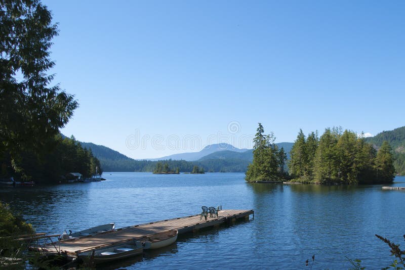 Ruby Lake stock photo. Image of jetty, blue, island, peaceful - 37665630