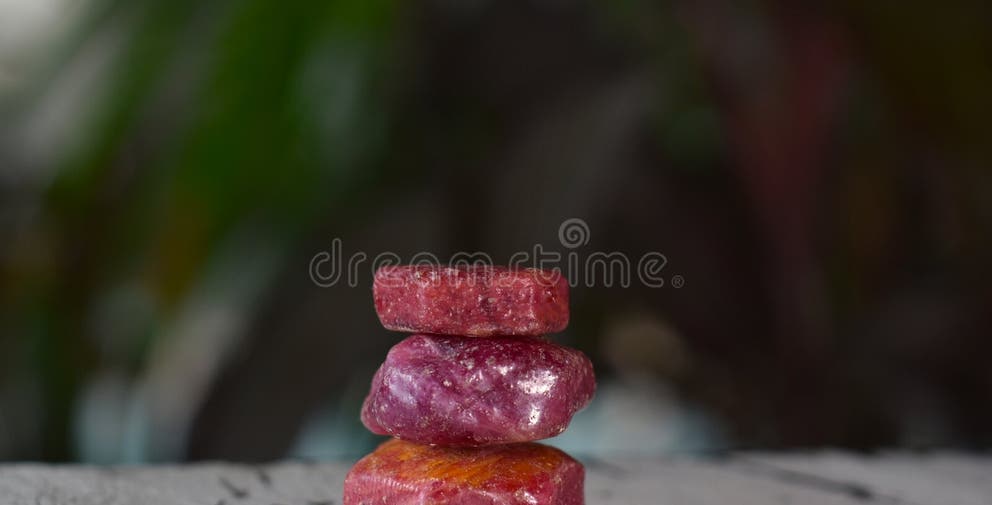 Ruby is a Large Cube. Red Gemstones are Rare and Have Expensive, Stock ...