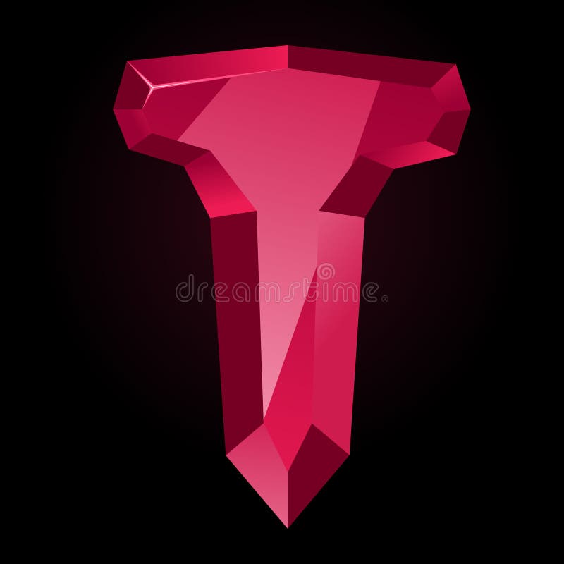 Ruby Red Letters Stock Illustrations – 108 Ruby Red Letters Stock ...