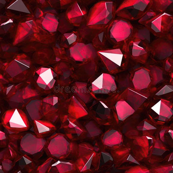 Ruby Macro Beautiful Texture Tile Seamless Background. Generative AI ...