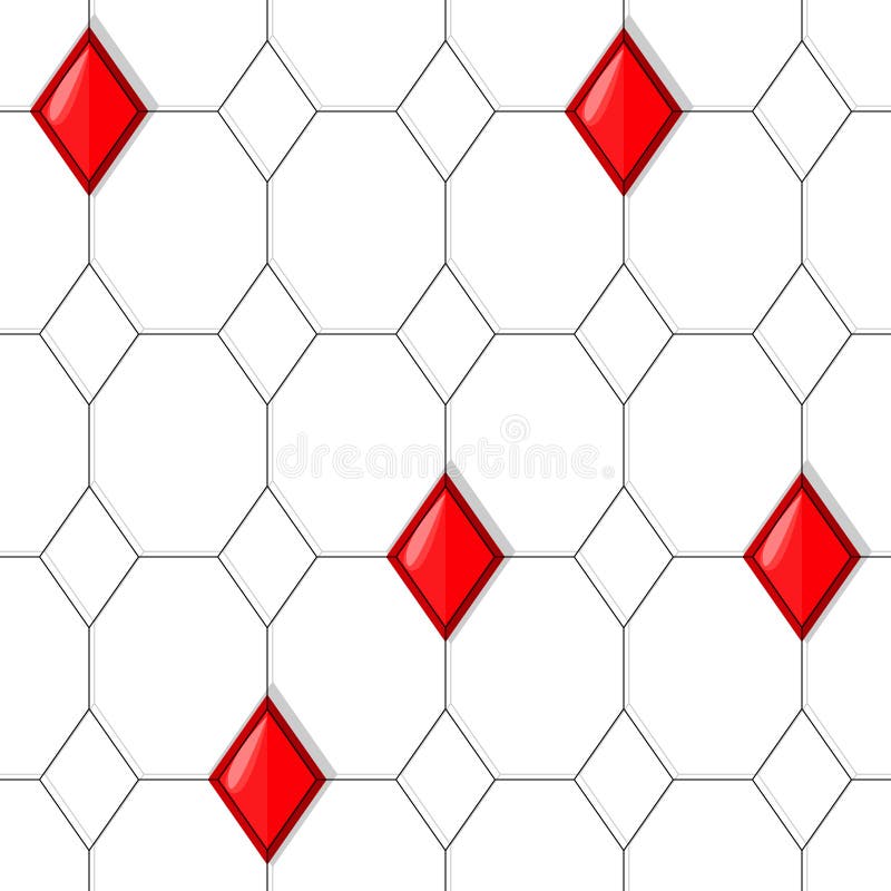 Ruby pattern stock vector. Illustration of rubies, reflect - 57808306