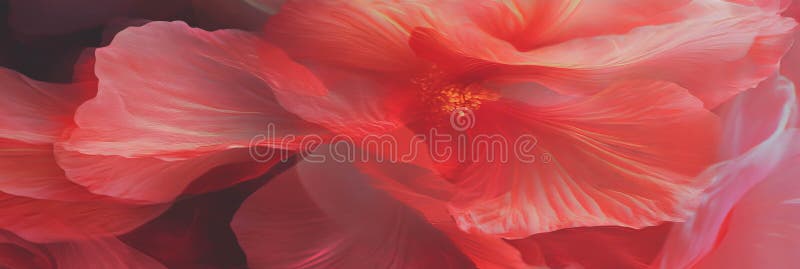 Ruby Petals Bloom Softly, Presenting Elegance in Natural Beauty Stock ...