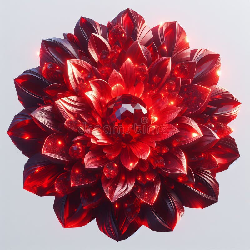 Ruby Red Brilliance a Brilliant Ruby Red Light Effect that Shi Stock ...