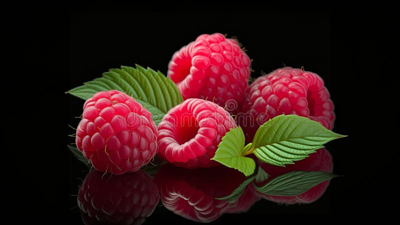 Ruby Red Delights. Generative Ai Stock Illustration - Illustration of ...