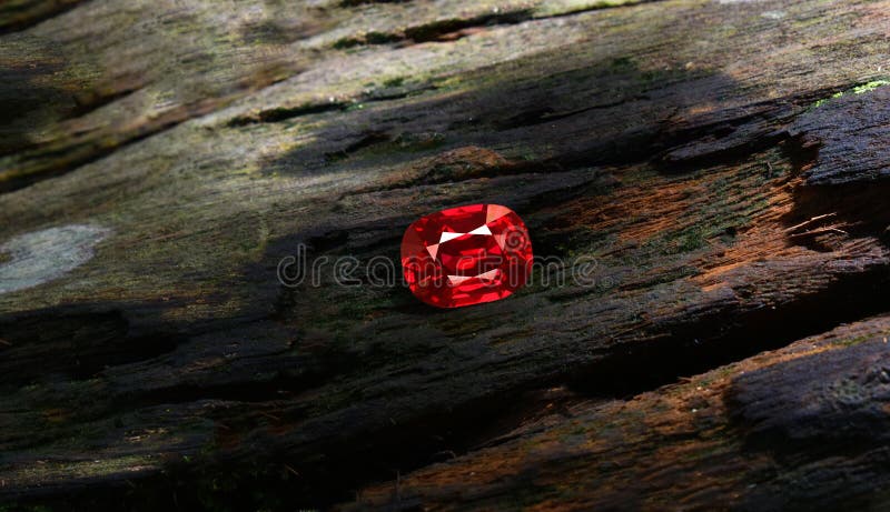Ruby, Red, Large, Rare and Expensive for Making Jewelry. Popular Stock ...