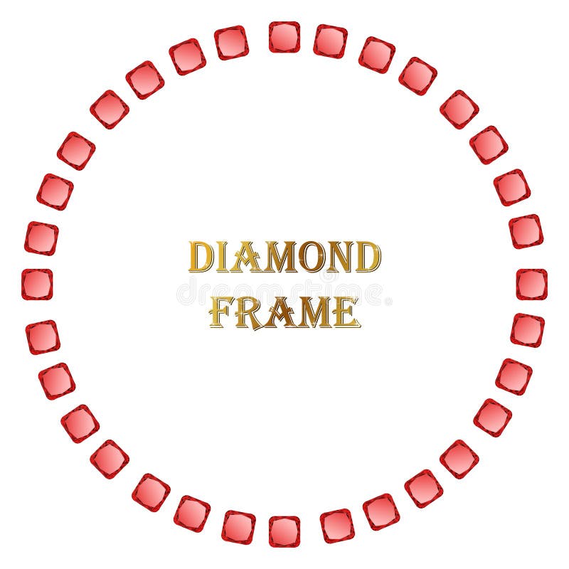 Ruby round frame stock vector. Illustration of diamond - 73406584 Ruby round frame stock vector. Illustration of diamond - 73406584