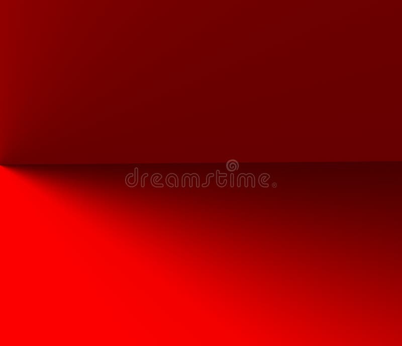 Bright Red Gradient. Ruby Sheen. Stock Illustration - Illustration of ...