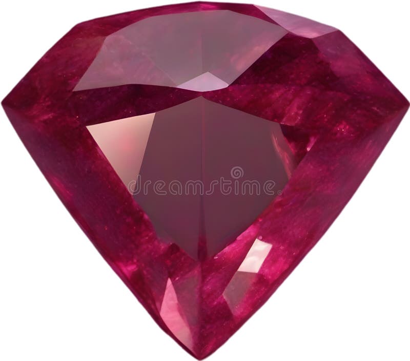 Ruby Stone, Colorful Gemstone Clipart. AI-Generated. Stock Photo ...