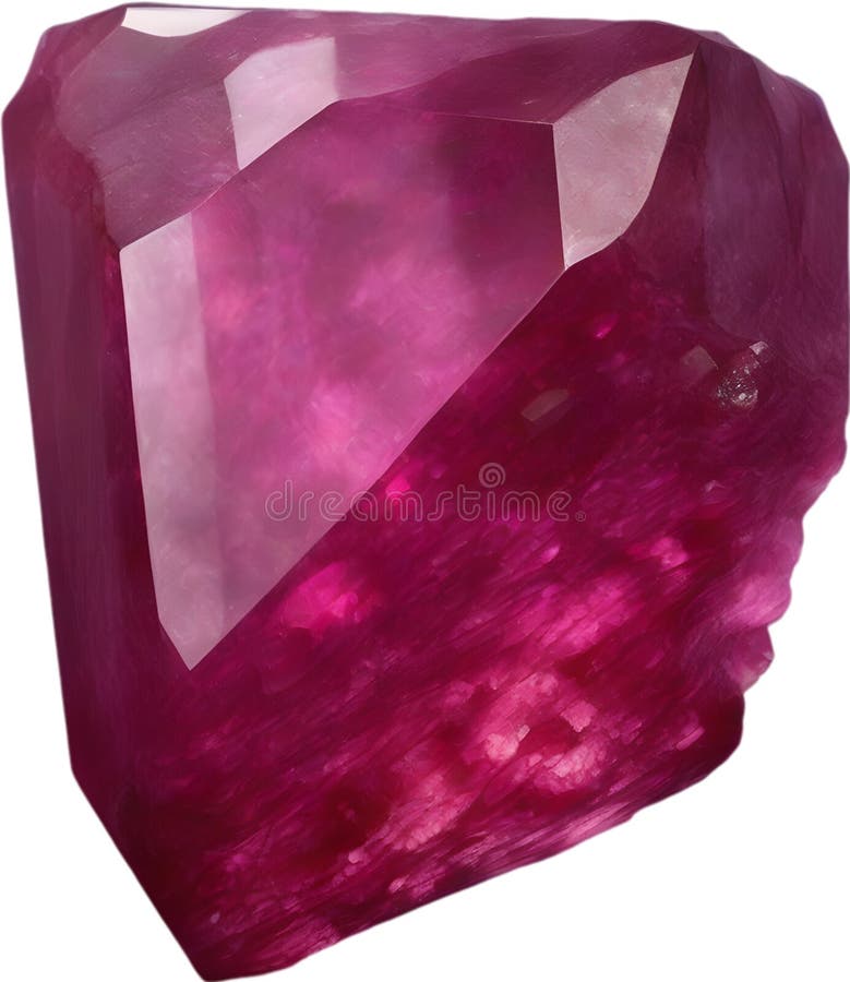 Ruby Stone, Colorful Gemstone Clipart. AI-Generated. Stock Photo ...