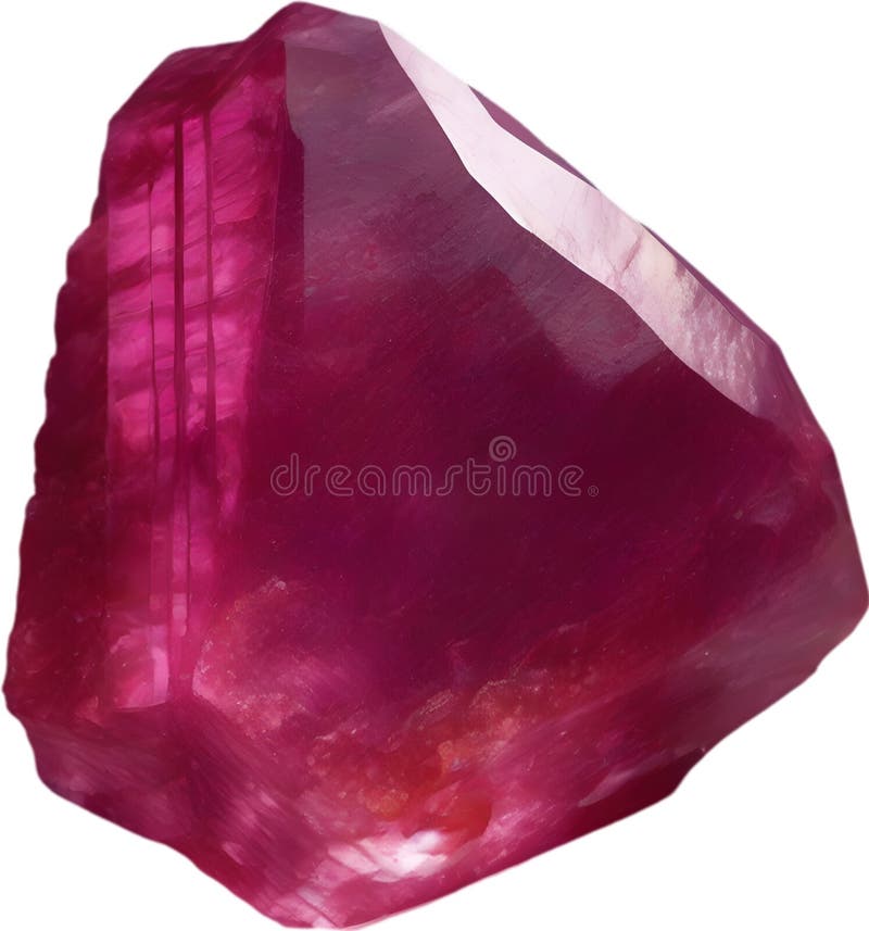Ruby Stone, Colorful Gemstone Clipart. AI-Generated. Stock Photo ...