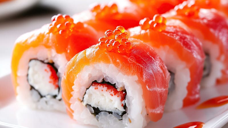 Ruby sushi stock image. Image of seafood, japanese, precious - 332942063