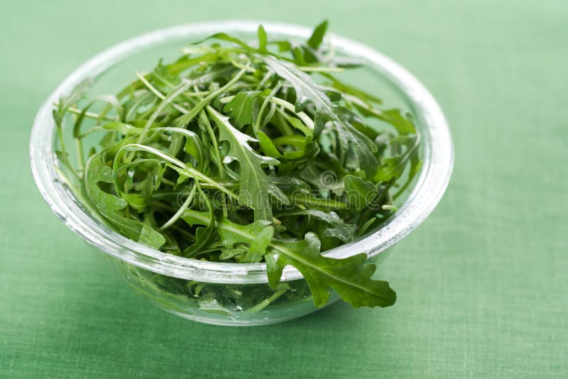 Rucola fresh salad stock image. Image of nutrition, leaf - 18708487