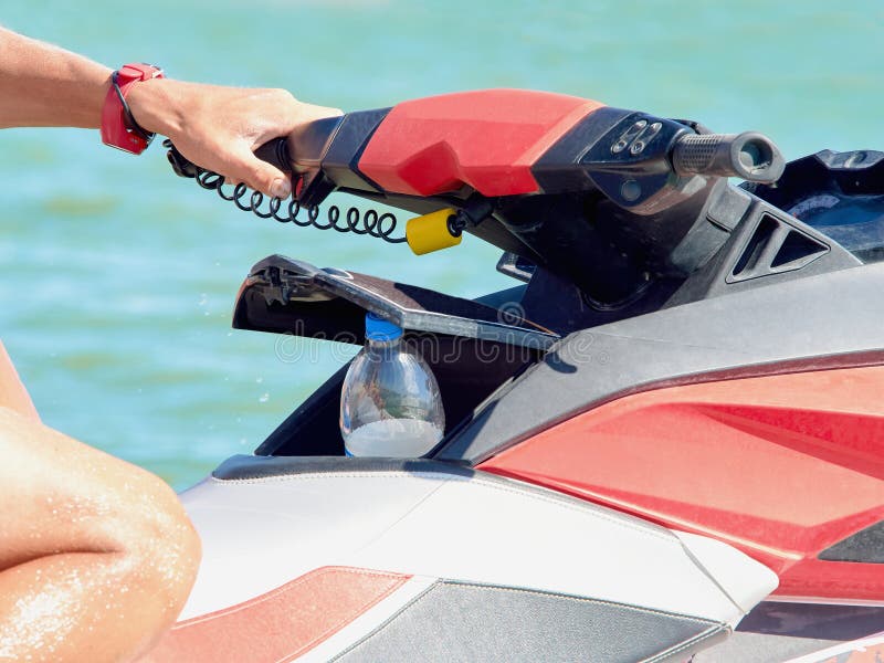 Rudder of a Water Motorcycle Stock Photo - Image of motorcycle ...