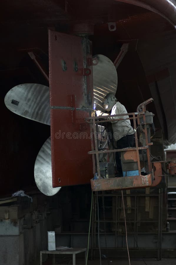 Rudder welder stock image. Image of skill, industrial, technology - 945017