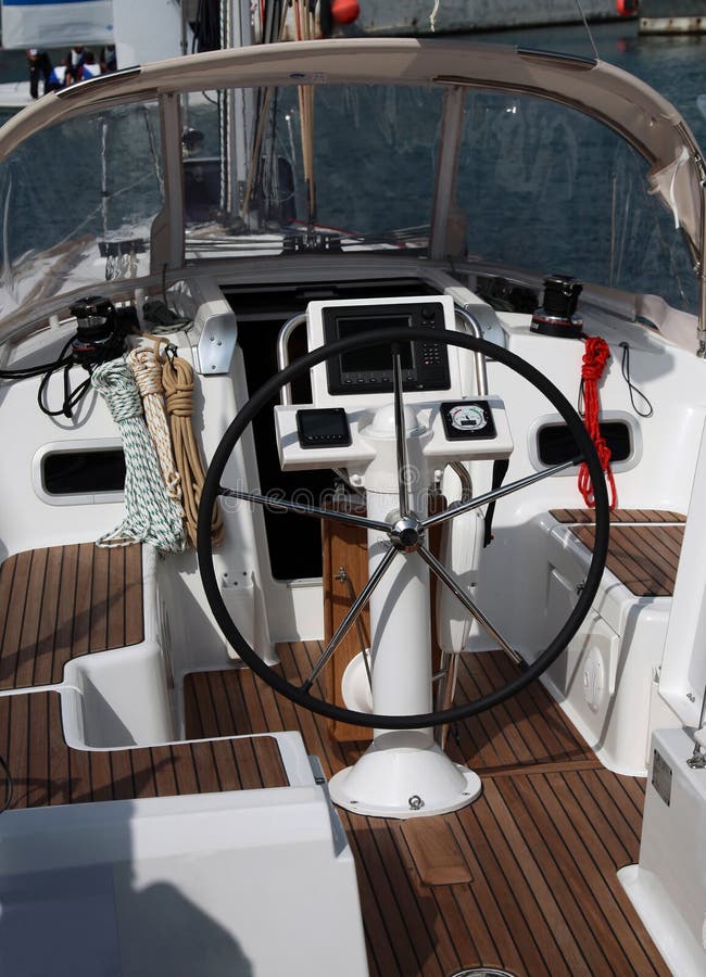 Speed boat rudder stock photo. Image of charge, chief - 20634164