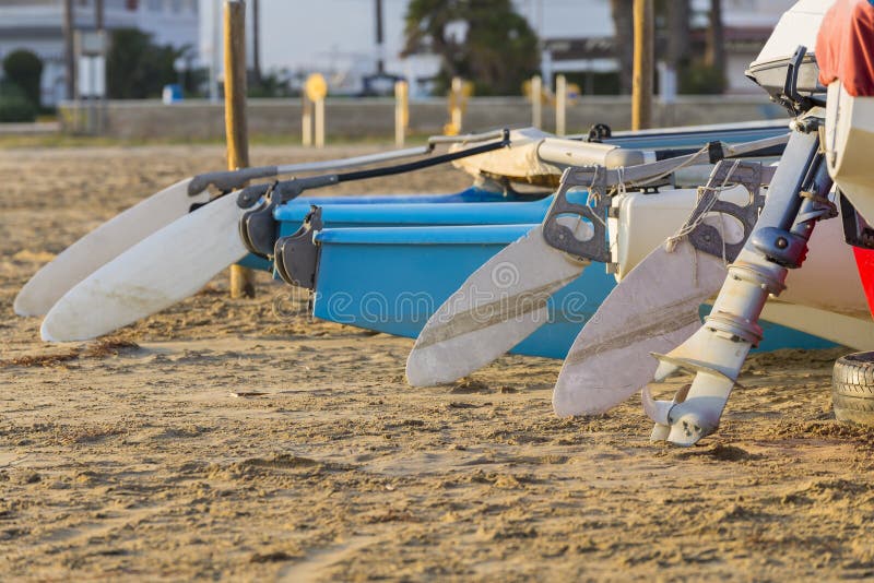 Boat Rudders at Low Tide stock photo. Image of chain, fisherman - 1149628