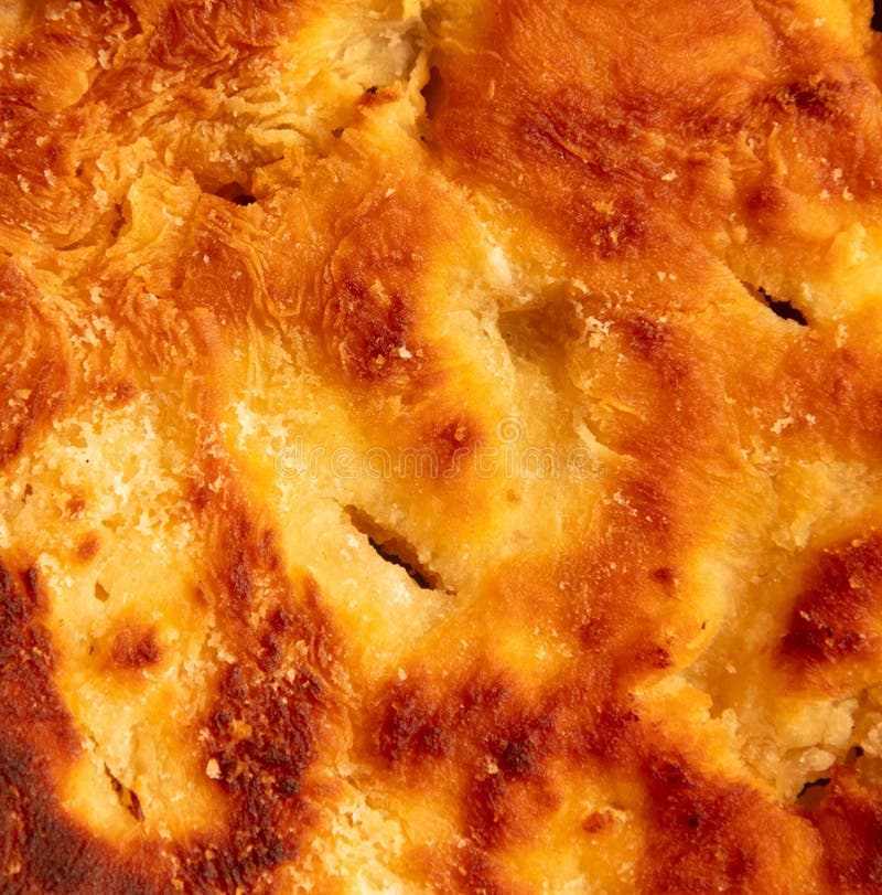 Fried Flatbread As an Abstract Background. Texture Stock Photo - Image ...