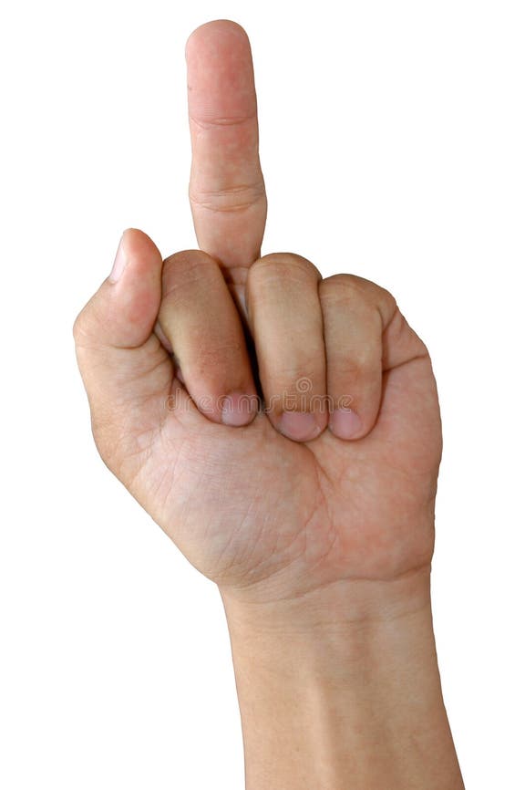 Rude & Crude stock image. Image of pointed, rude, finger - 190133