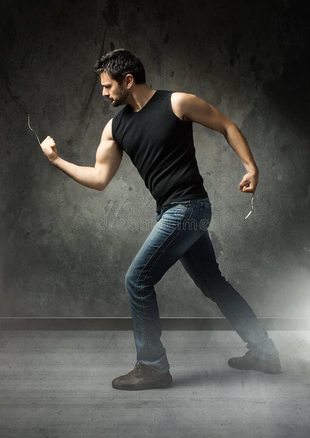 Rude man like wolverine stock photo. Image of food, faces - 40370464