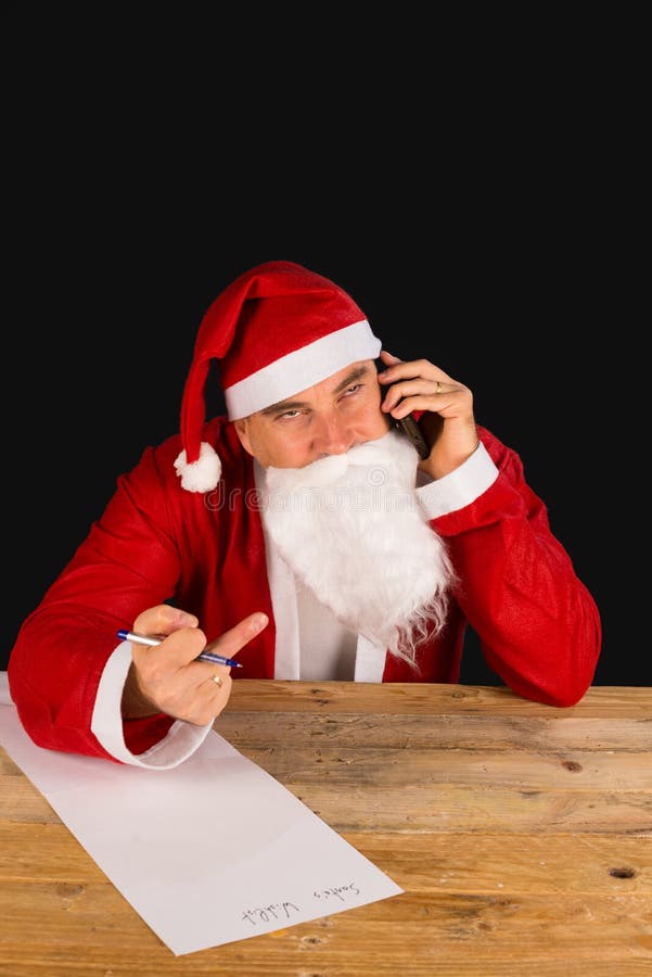 Rude Santa stock image. Image of offensive, space, sitting - 36004845