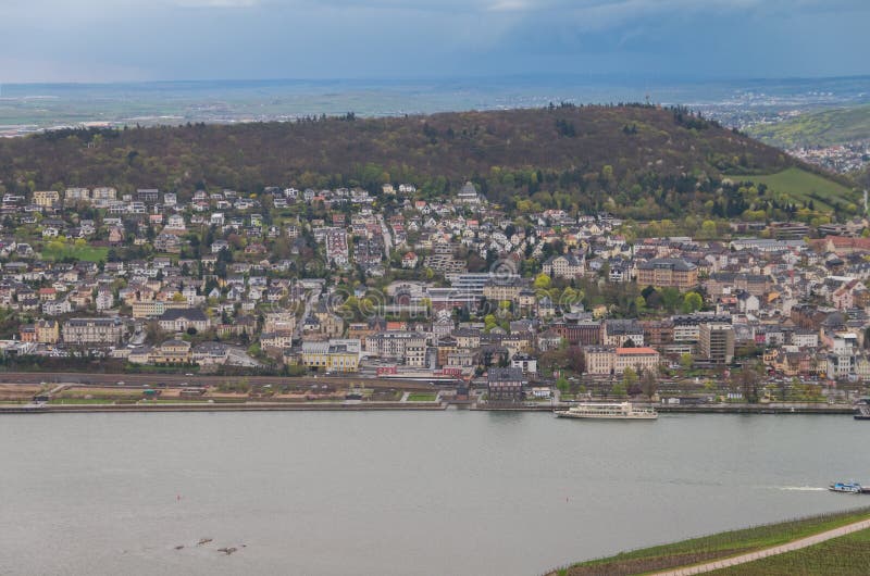 Rudesheim rhein Germany stock image. Image of country - 133937447