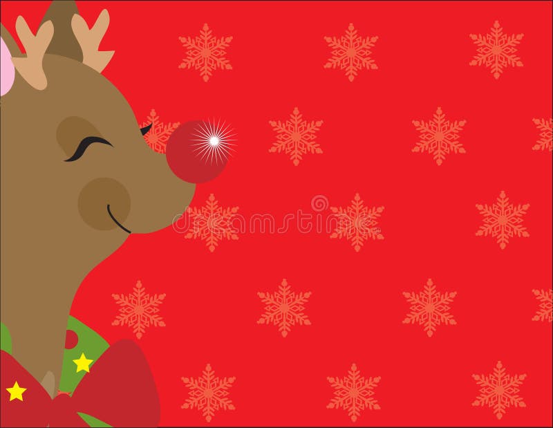 Rudolf Frame stock vector. Illustration of snowflake - 11739929