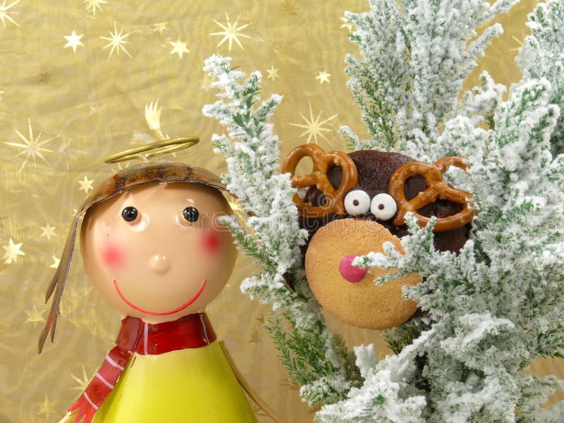 Rudolf le renne photo stock. Image du renne, dessert - 62983434